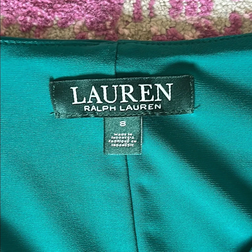 Ralph Lauren | Dresses | Emerald Green Ruched Sheath Midi Dress | Poshmark